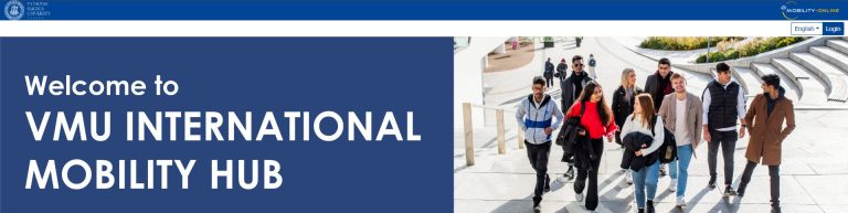 Mobility Online manual for incoming students | VDU
